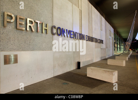 The exterior of Perth Convention and Exhibition Centre, Western ...