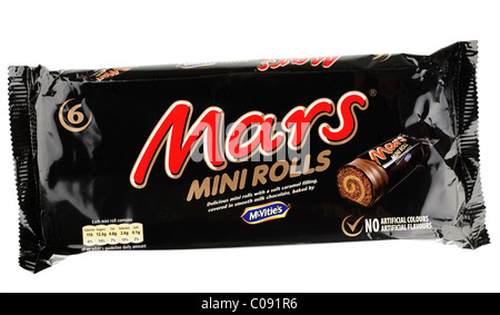 A close up of a packet of mcvities mini milk chocolate digestive ...