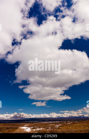 Alaska Range along Denali Highway, Alaska, USA Stock Photo - Alamy