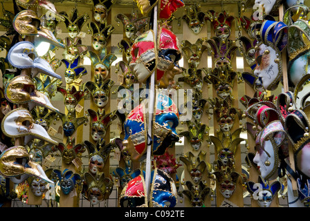 Carnival masks at stall, Florence, Tuscany, Italy Stock Photo - Alamy