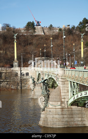 Cechuv bridge, Prague Stock Photo - Alamy