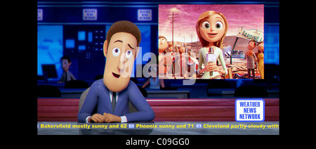CLOUDY WITH A CHANCE OF MEATBALLS (2009) SAM SPARKS FLINT LOCKWOOD ...