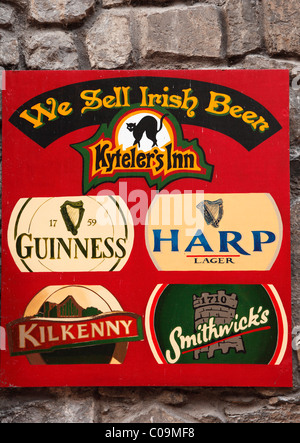 Kytelers Pub Sign, Kilkenny; Ireland Stock Photo - Alamy
