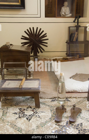 The bedroom of Mahatma Gandhi inside the museum Mumbai India Stock ...