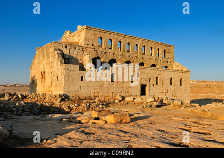 Ruin of the byzantine church of Mshabak near Aleppo, Dead Cities, Syria ...