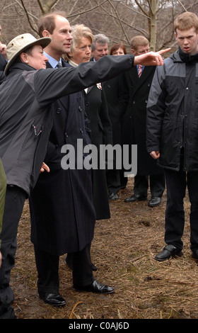 Prince Edward visits the Mirfield Marina charity project Mirfield, West ...