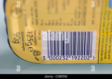 Barcode on food item Stock Photo - Alamy