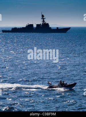 United States Navy USS Bainbridge DDG 96 Destroyer Class Neptune Stock ...