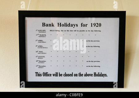 Calendar of year 1920 Stock Photo - Alamy