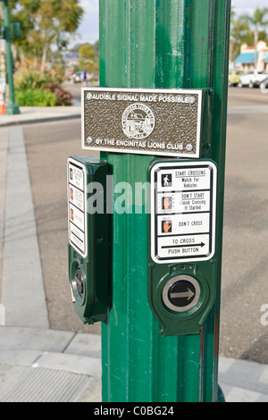 Audible pedestrian signal Stock Photo - Alamy