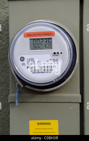 PG&E Smart Meter Stock Photo - Alamy