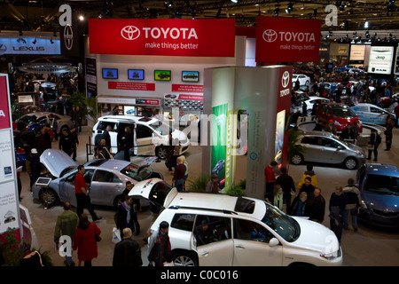 Toyota car show booth Stock Photo - Alamy