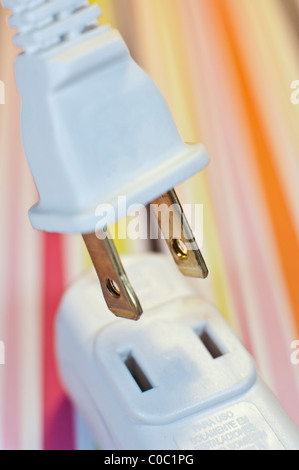 American electrical plug and outlet Stock Photo - Alamy