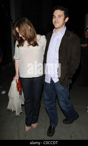 Fred Savage and pregnant wife Jennifer Lynn Stone leaving STK Stock ...