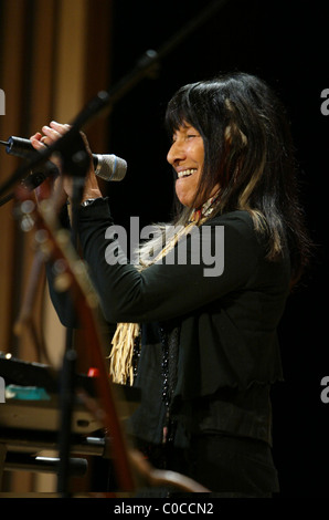 Buffy Sainte-Marie, Native American singer-songwriter, poses with her ...