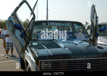 Dallas Cowboy Hot Rod at Cowboys Stadium, Arlington, Texas, USA Stock ...