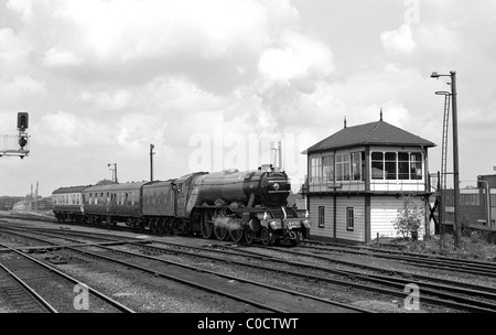 The LNER Pacific 4472 Flying Scotsman, featuring a corridor tender, is ...