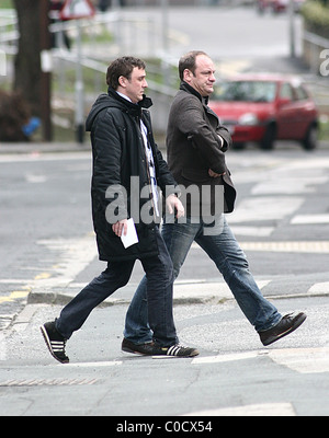 Matt Healy.who plays Matthew King in the soap 'Emmerdale' outside the ...