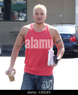 Peter Andre leaving Starbucks Los Angeles, California Agent 47 Stock ...