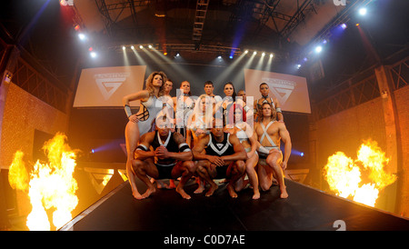 The New Gladiators Sky One launches the comeback of the TV Stock Photo ...