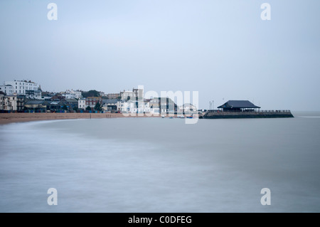 Broadstairs, Kent, England, UK. Tidal seawater swimming pool on the ...