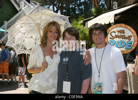 Deidre Hall The Simpsons ride opens at Universal Studios Hollywood Los ...