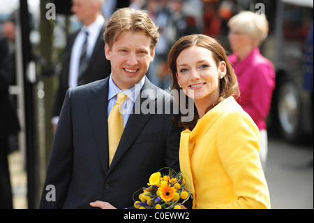 Princess Aimee and Prince Floris of the Netherlands attend the funeral ...