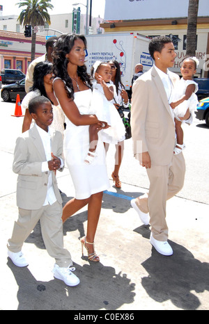 Justin Combs, Quincy Jones Brown JR, Sean Combs aka P Diddy, Kim Porter ...