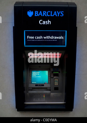 Barclays bank ATM machine in Eton, Berkshire set into an old wooden ...