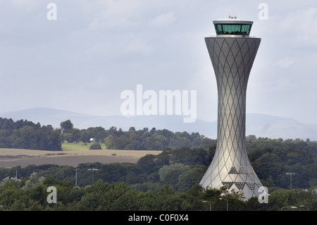 Edinburgh airport radar tower Stock Photo - Alamy