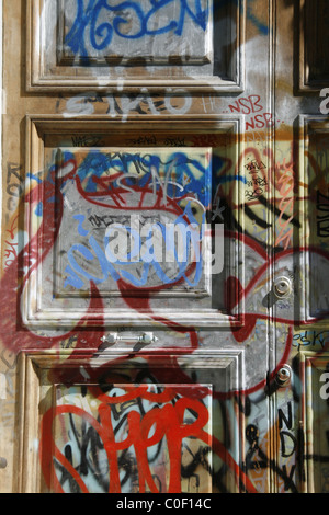 respect word graffiti on wall Stock Photo - Alamy