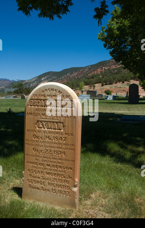 Historic cemetery, Parowan, Utah, USA Stock Photo - Alamy