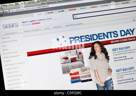 Sears store website Stock Photo - Alamy