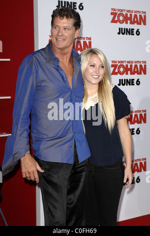 David Hasselhoff & daughter Hayley World Premiere of 'Evan Almighty' at ...
