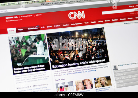 CNN US news website Stock Photo - Alamy