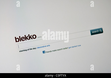 Blekko search engine website Stock Photo - Alamy
