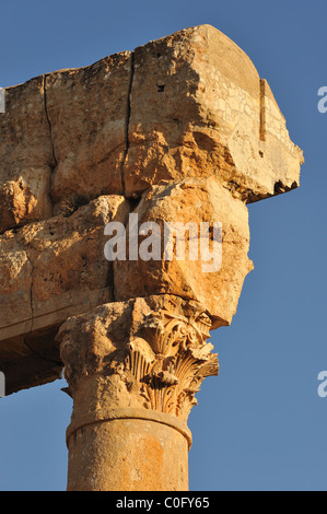 Large column ruins at the temple of Jupiter, at one end of the forum ...