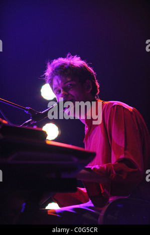 Fyfe Dangerfield of The Guillimots performs on stage at the Brighton ...