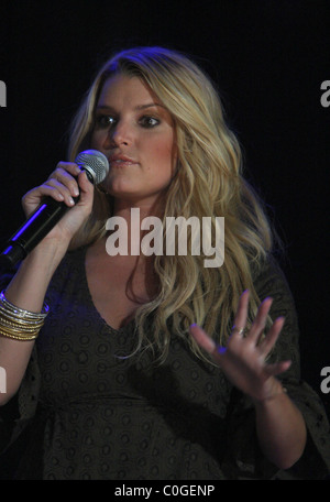 Jessica Simpson at LP Field during the CMA Music Festival Nightly ...