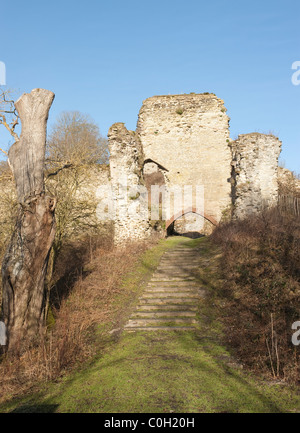 Wigmore Castle in Herefordshire Stock Photo - Alamy