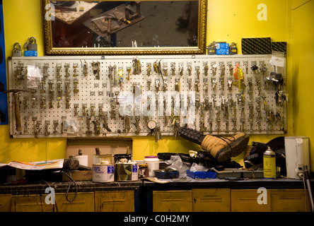 Multiserv Key cutting and shoe repair store in Cape Town Stock Photo ...