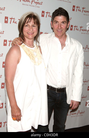 Peggy Rajski, James Lecesne The Trevor Project New York Gala held at ...