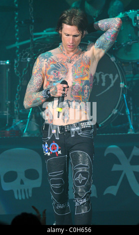 Singer Josh Todd of Buckcherry performing on the opening night of the ...