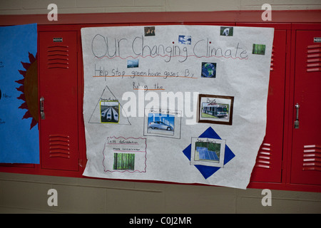 Student-made poster for middle school 7th-grade science class on ...