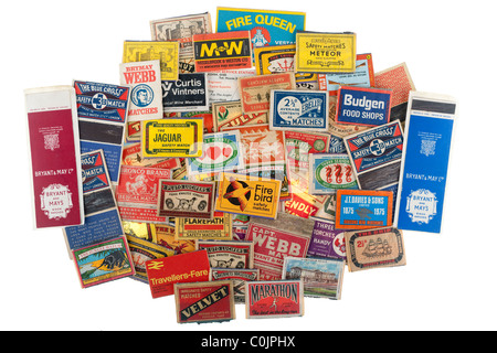 Old vintage matchbox front label for Scottish Bluebell Matches ...