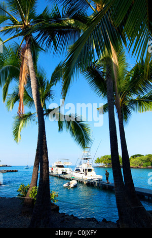 Keauhou Bay, Kailua Kona, Island of Hawaii, Hawaii Stock Photo - Alamy