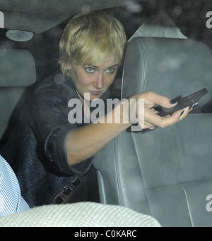 Rhys Ifans and Kimberly Stewart appeared to still be rather coy about ...