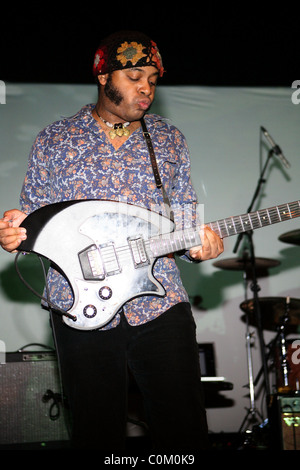 Daniel Chavis of Apollo Heights performing at the Blender Theater ...