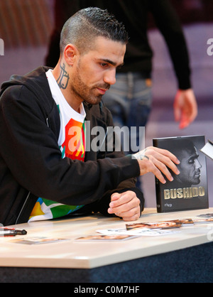 Bushido at Alexa shopping center signing his biography "Bushido" Berlin ...