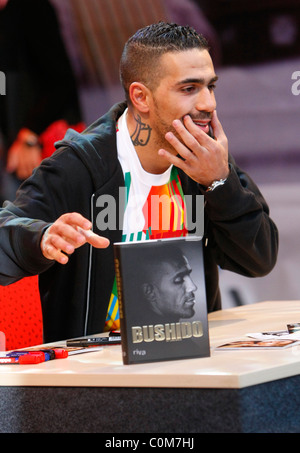 Bushido at Alexa shopping center signing his biography "Bushido" Berlin ...